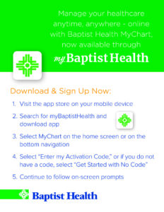 myBaptistHealth App | Baptist Health